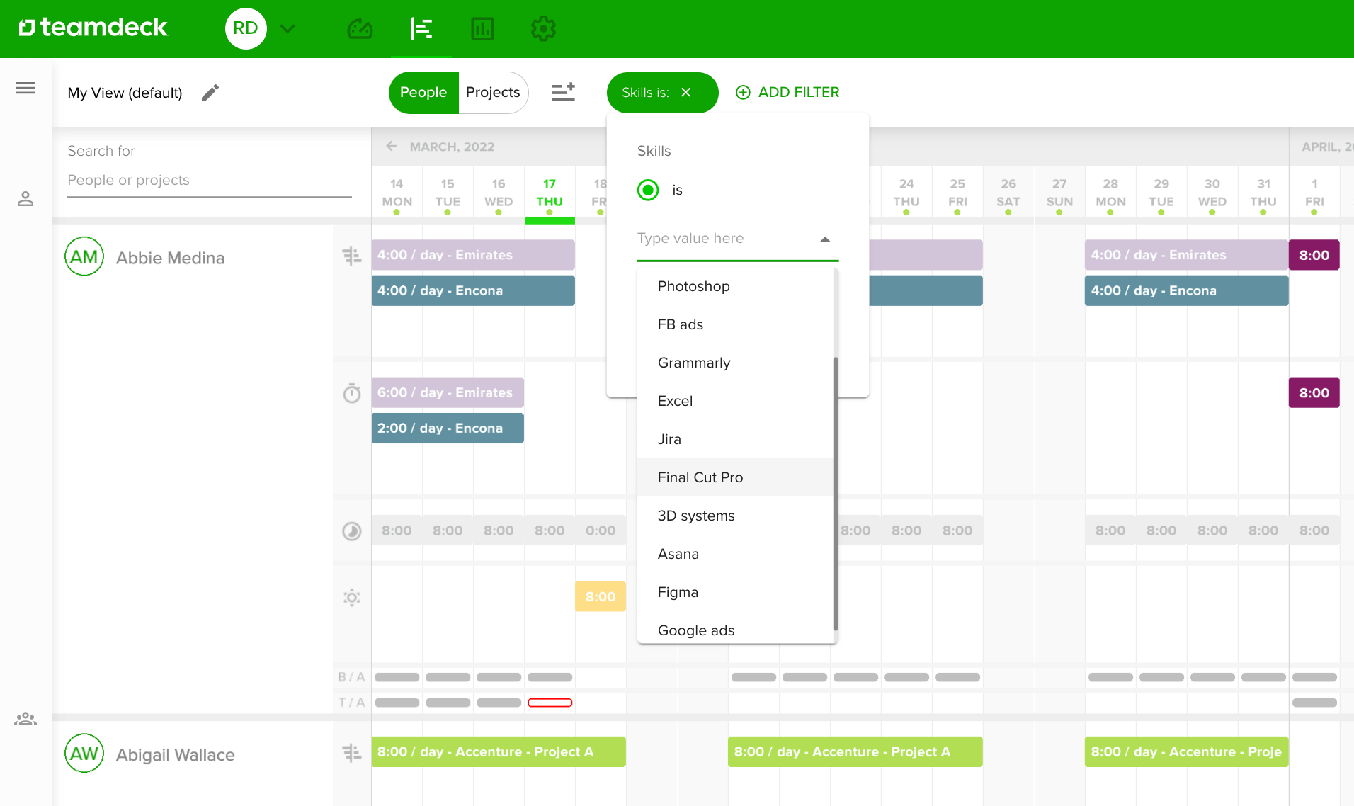 Resource Planning In Project Management Teamdeck io Planning Tool